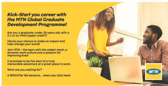 MTN Global Graduate Development Programme 2023 for Young African ...