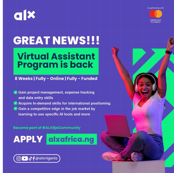Join ALX's Virtual Assistant Programme - RefinedNG
