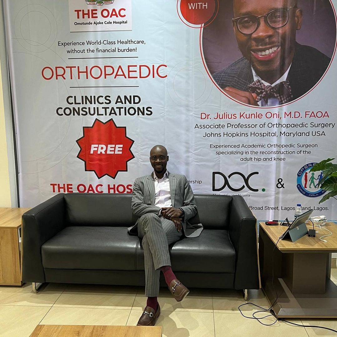 Meet Dr. Julius Oni: The Orthopaedic Surgeon Who Made a Bold Reverse ...