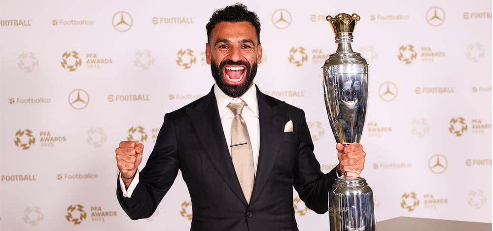 Salah Makes History: First Player to Win PFA Award Three Times - RefinedNG
