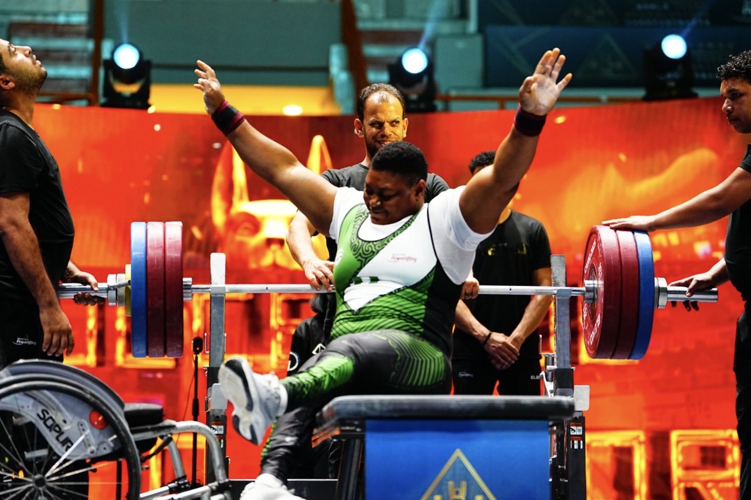 Nigerian Powerlifter Folashade Oluwafemiayo Breaks World Record in ...